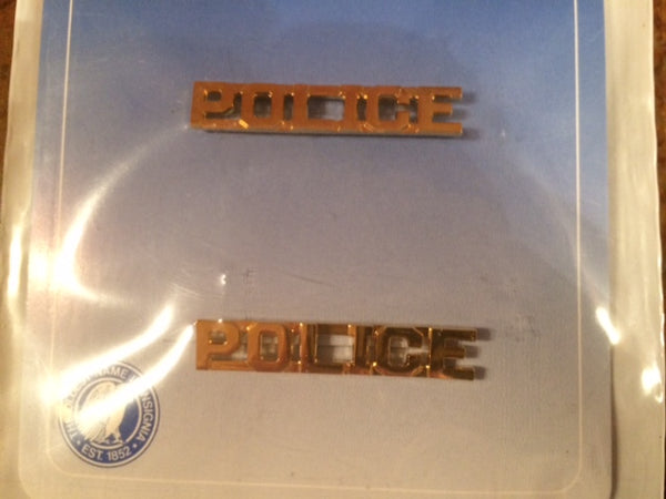 POLICE Combo Letters - 5/16" - Style J133 – Guardian Supply